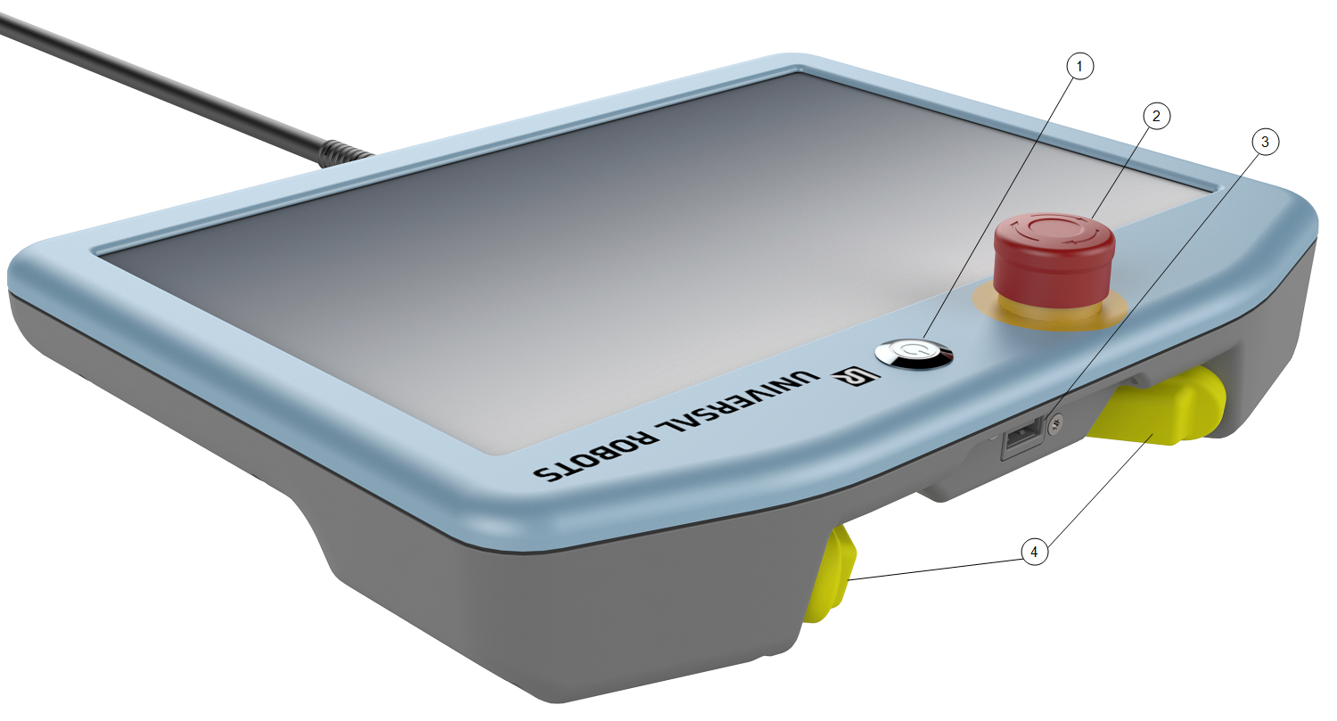 Teach Pendant with 3-Position Enabling Device