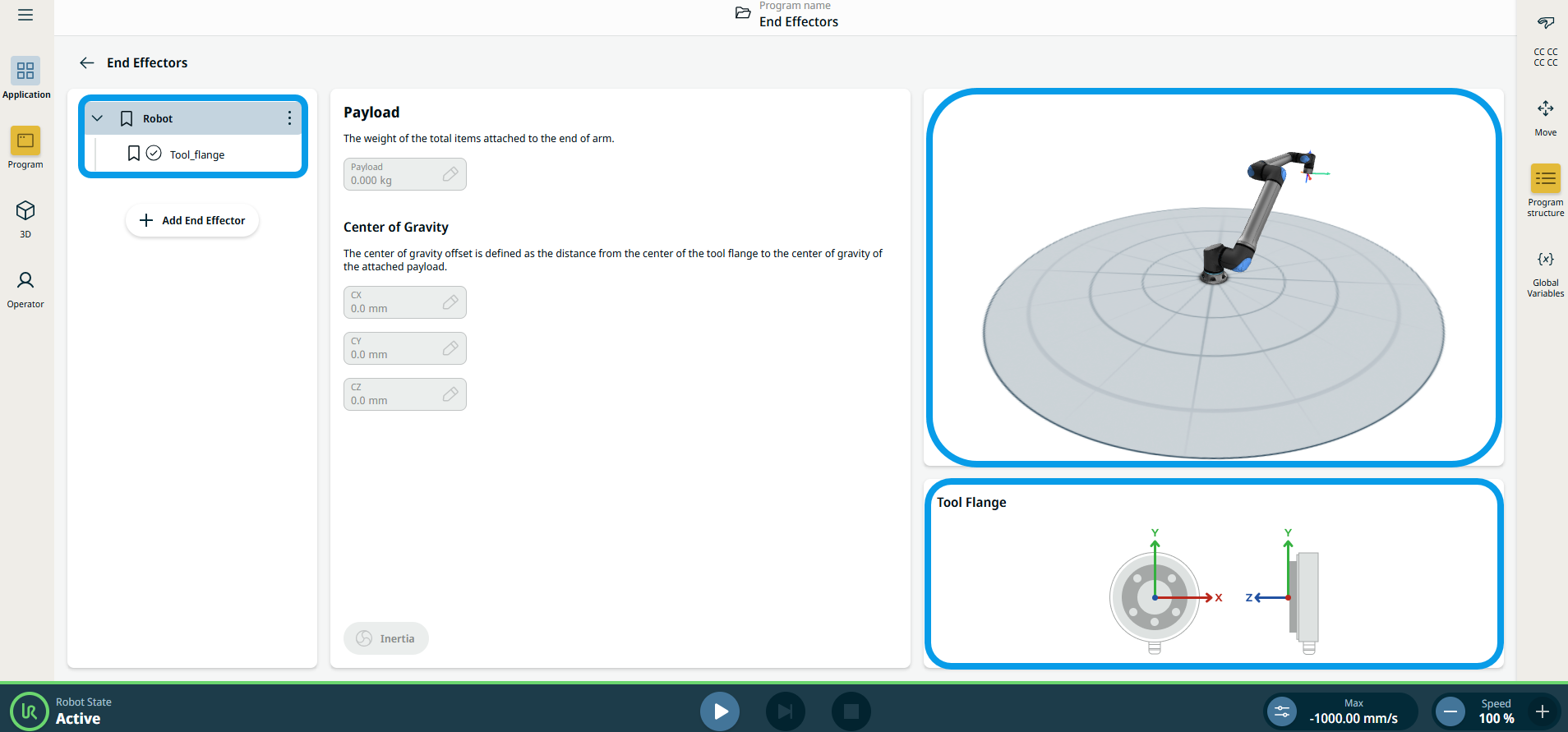 End Effectors Application