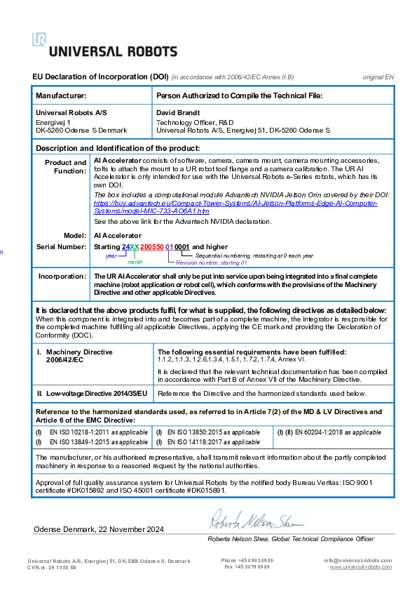 Declarations and Certificates (original EN)