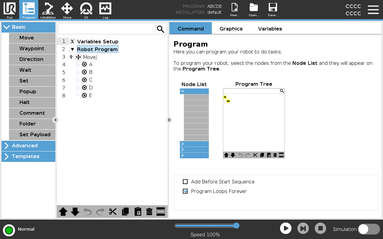 Variable Setup
