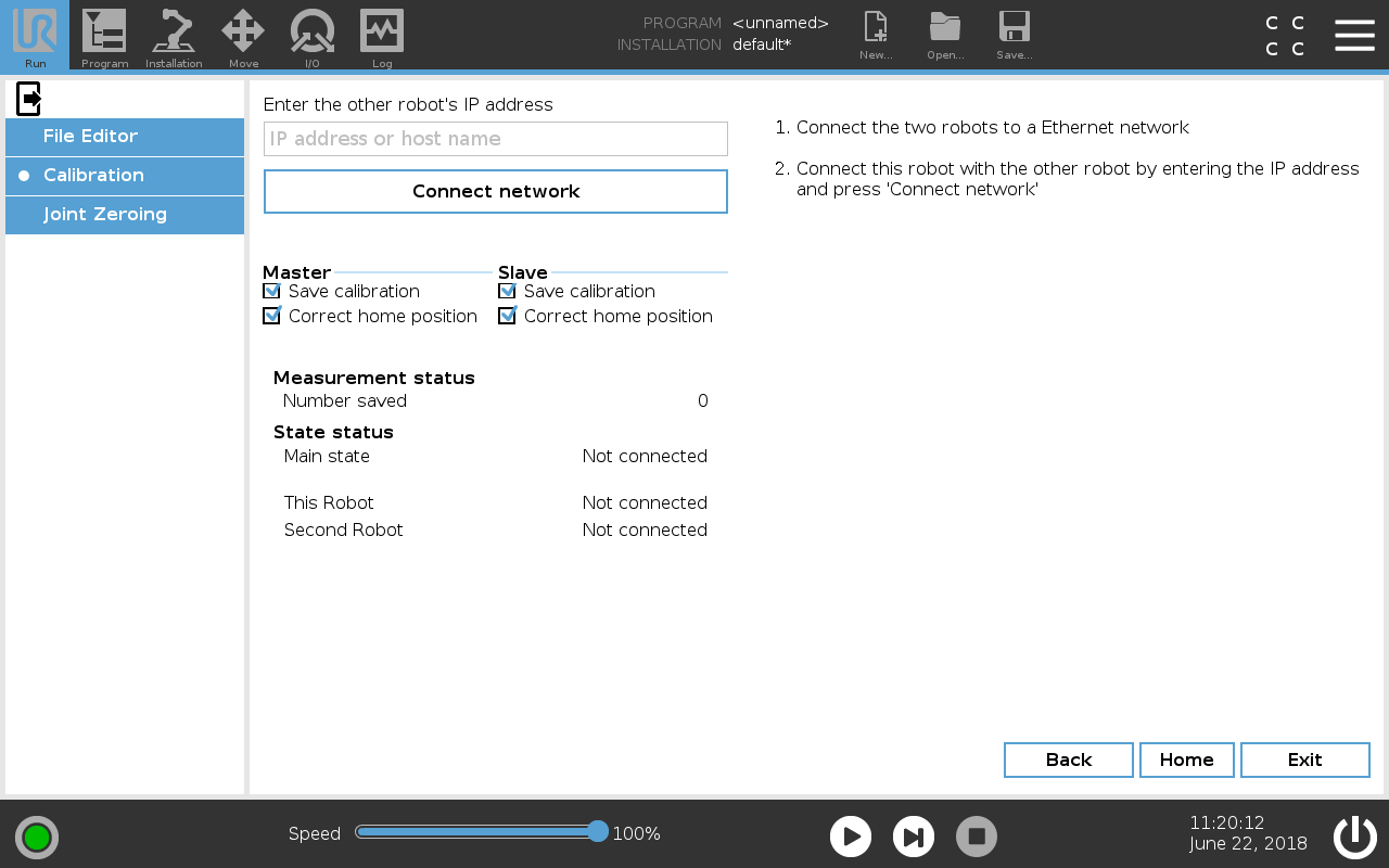 Method 2: Master/Slave connection