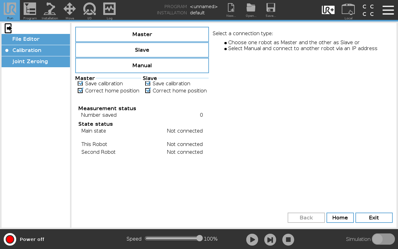 Method 2: Master/Slave connection