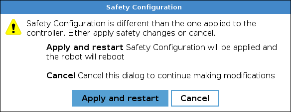 How to prepare robot safety settings