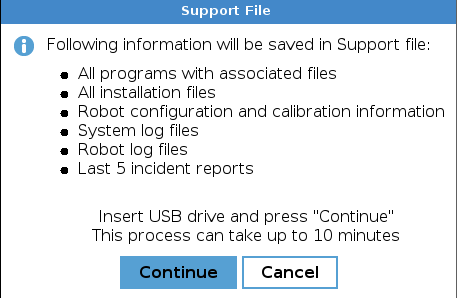 Using Support File