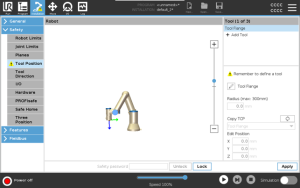 Tool Position Restriction