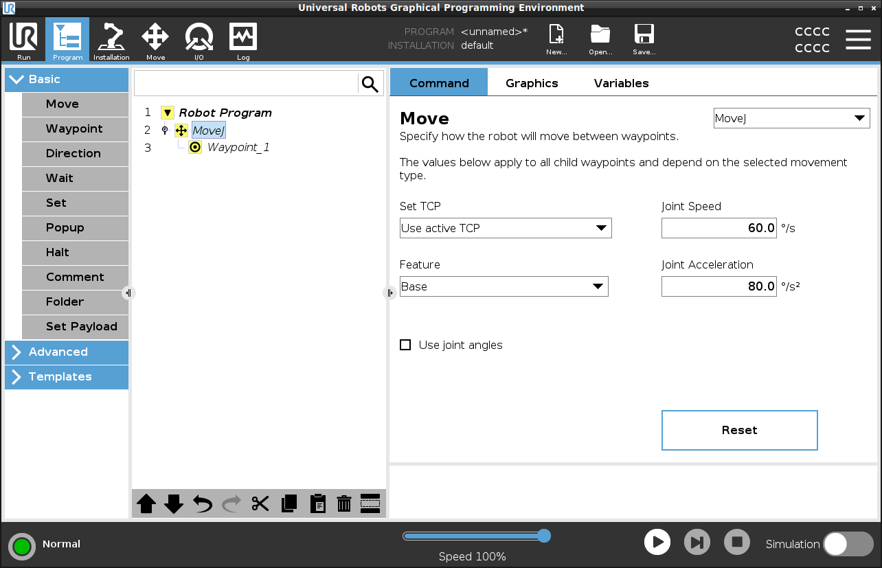 Basic Program Nodes: Waypoints