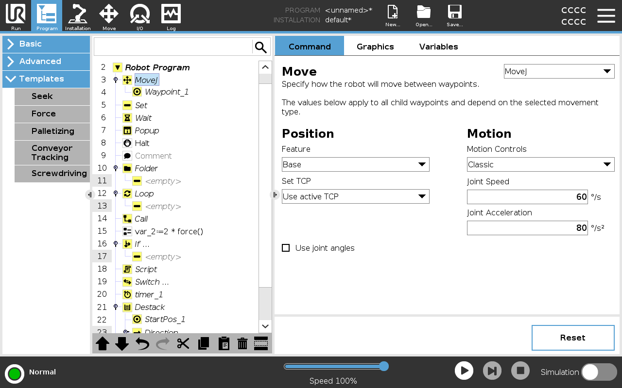 Basic Program Nodes: Move