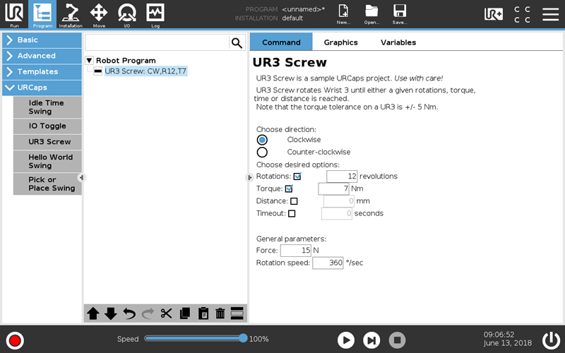 Universal Robots Urcap Basics 1830
