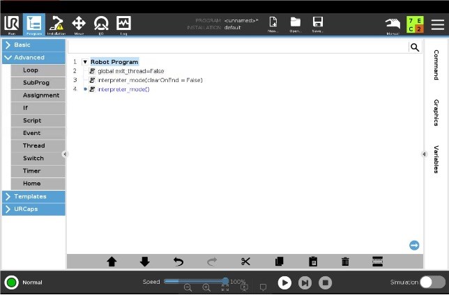 Universal Robots - Interpreter mode Universal Robots - Interpreter mode