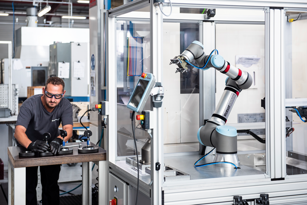 Industrial robots often used in manufacturing Industrial robots often used in manufacturing